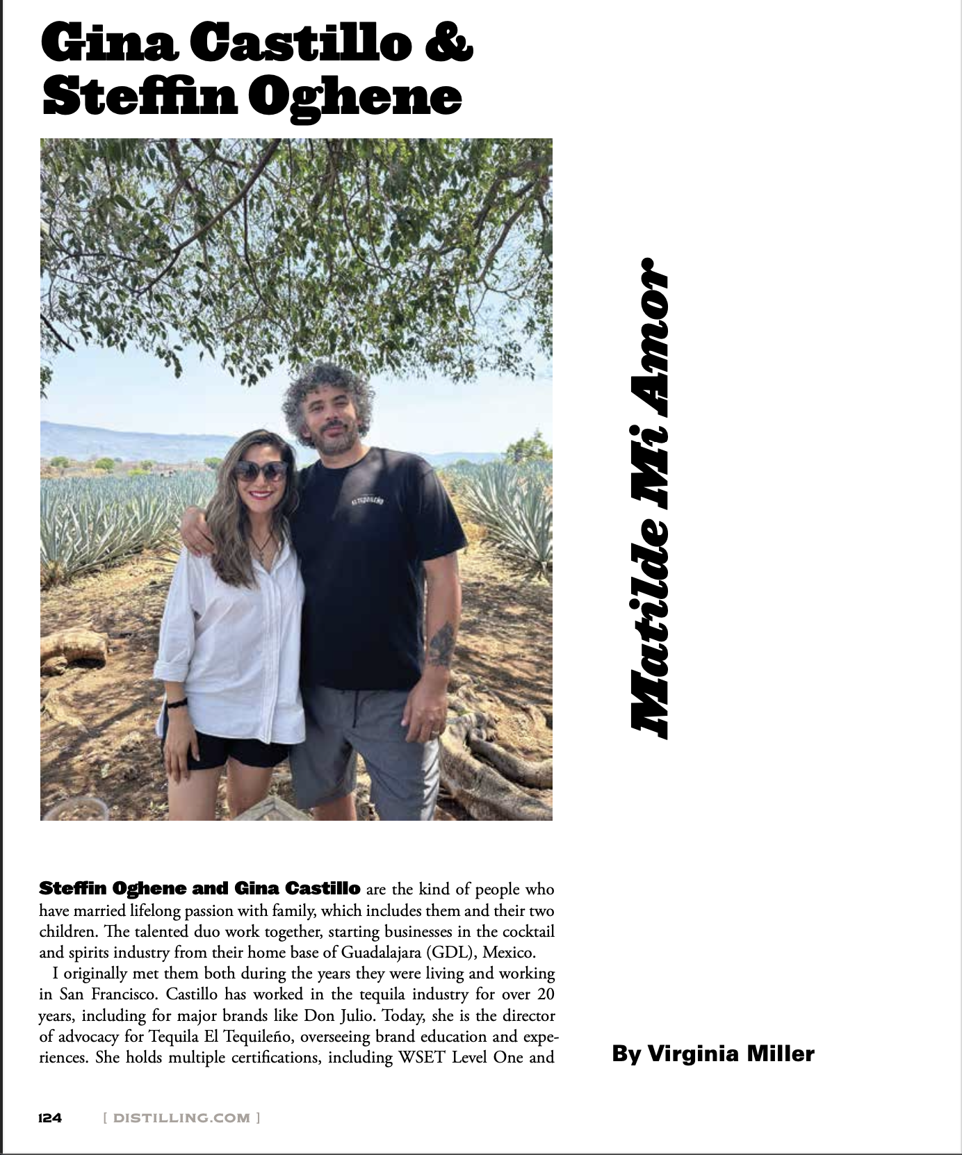 My Distiller Magazine Interview with Gina Castillo & Steffin Oghene of ...